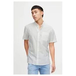 Kurzarmhemd Blend "BHShirt", Herren, Gr. XL, US-Gr&ouml;&szlig;en, snow wei&szlig;, Web, 70% Baumwolle, 30% Leinen, unifarben, regular fit normal, ohne Ausschnitt, abgesteppt, Hemden, Stilvolles Kurzarmhemd Leinenmix mit Brusttasche