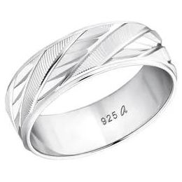 Fingerring Amor "Verschlungen, 9027149-163-187-200-224-248-262-286-309-323" Gr. 58, silber, Fingerringe, Damen, 58, Silber 925 (Sterlingsilber), Fingerring