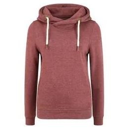 Kapuzenpullover oxmo "Hoodie OXVicky", Herren, Gr. S, rot (wine r mel), Obermaterial: 80% Polyester PES. 20% Baumwolle CO., Sweatshirts Kapuzenpullover