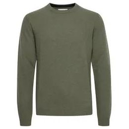 Strickfleece-Pullover Casual Friday "Strickpullover CFKarl", Herren, Gr. XXL, gr&uuml;n (olivine melange), Obermaterial: 80% Wolle WO. 20% Polyamid PA., Pullover
