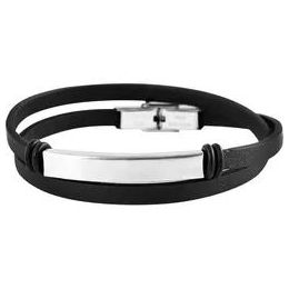 Adelia&acute;s Edelstahlarmband ADELIA ́S "Herren Armband aus Edelstahl 42 cm", silber, Armb&auml;nder, Herren, 42, Edelstahl, Edelstahlarmband