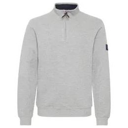 Troyer INDICODE "Troyer IDArcelino", Herren, Gr. XL, grau (light grau mix), Obermaterial: 60% Baumwolle CO. 40% Polyester PES., Pullover Troyer