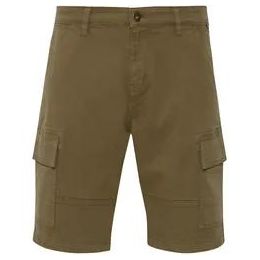 Cargoshorts INDICODE "Cargoshorts IDBrom", Herren, Gr. M, N-Gr, gr&uuml;n (army), Obermaterial: 98% Baumwolle CO. 2% Elasthan EL., Hosen