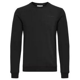 Longpullover Casual Friday "Sweatshirtpullover CFSeverin", Herren, Gr. S, grau (anthrazit schwarz), Obermaterial: 100% Baumwolle CO., Sweatshirts Longpullover