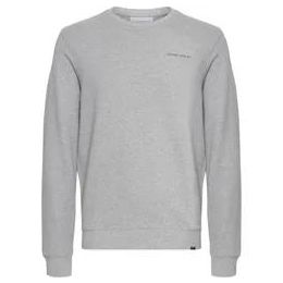 Longpullover Casual Friday "Sweatshirtpullover CFSeverin", Herren, Gr. S, grau (light grau melange), Obermaterial: 100% Baumwolle CO., Sweatshirts Longpullover