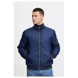 Bomberjacke Blend "BHOuterwear", Herren, Gr. L, marineblaus, 100% Nylon, unifarben, regular fit normal, Rippb&uuml;ndchen, Jacken Bomberjacke, L&auml;ssige Bomberjacke