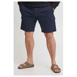 Cargoshorts Blend "BHSiello Big & Tall", Herren, Gr. 5XL, US-Gr&ouml;&szlig;en, blau (navy), Web, 98% Baumwolle, 2% Elasthan, unifarben, regular fit kurz, Hosen, Stilvolle Cargo Shorts mit Taschen in gro&szlig;en Gr&ouml;&szlig;en