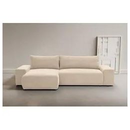 Ecksofa WERK2 "Amsterdam, zeitlos und elegant, Breite 300cm, L-Form", beige (natur), B:300cm H:76cm T:150cm, 90% Polyester, 10% Nylon, Sofas, Ecksofa, Design Ecksofa mit hohem Komfort, Schlaffunktion & Bettkasten