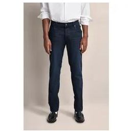 5-Pocket-Jeans Bugatti "Basic Essentials", Herren, Gr. 33, L&auml;nge 32, blau (dunkelblau used), 92% Baumwolle, 6% Polyester, 2% Elasthan, Jeans 5-Pocket-Jeans, Flexcity-Stretch