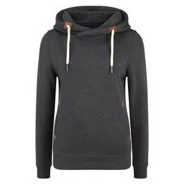 Kapuzenpullover oxmo "Hoodie OXVicky", Herren, Gr. S, grau (dar grau m), Obermaterial: 80% Polyester PES. 20% Baumwolle CO., Sweatshirts Kapuzenpullover