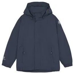 Regenjacke Color Kids "Regenmantel COShell", Jungen, Gr. 140, blau (total eclipse), Obermaterial: 100% Polyester PES., regular fit normal, Jacken Regenjacke
