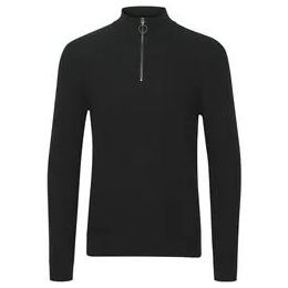 Troyer Casual Friday "Troyer CFKarlo", Herren, Gr. XL, schwarz (anthrazit schwarz), Obermaterial: 100% Baumwolle CO., Pullover Troyer