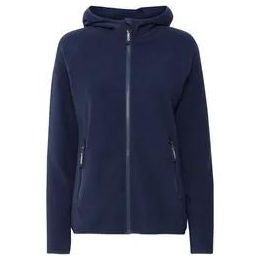 Fleecejacke oxmo "Fleecejacke OXFinja", Damen, Gr. S, blau (total eclipse), Obermaterial: 100% Polyester PES., Jacken Fleecejacke