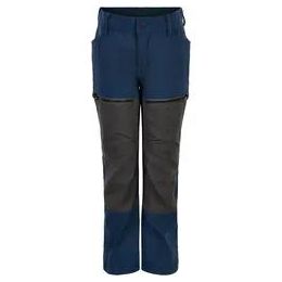 Softshellhose Color Kids "Softshellhose COPants", Jungen, Gr. 104, N-Gr, blau (dunkelblau), Obermaterial: 65% Nylon NY. 30% Viskose CV. 5% Elasthan EL., Hosen Softshellhose