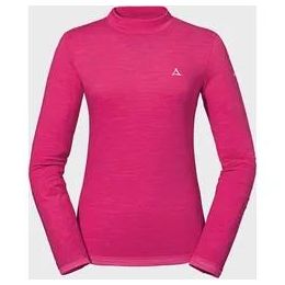 Sch&ouml;ffel Funktionsshirt SCH&Ouml;FFEL "Merino Turtle Neck L" Gr. L, pink (3050, pink), Shirts, Damen, L, Oberstoff : 43% Lyocell 34% Wolle 23% Nylon, Funktionsshirt
