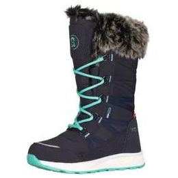 Winterstiefel Trollkids "GIRLS HEMSEDAL WINTER BOOTS XT", M&auml;dchen, Gr. 31, blau (navy, mint), Synthetik, mehrfarbig, Schuhe Winterstiefel, Snowboots, Winterstiefel, Winterschuhe, f&uuml;r Kinder, wasserdicht