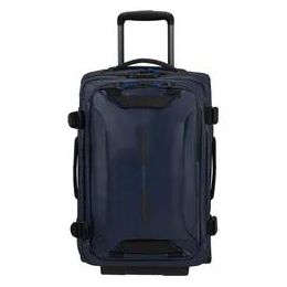 Reisetasche Samsonite "ECODIVER DUFFLE/WH 55/20 L 35CM DF", Gr. B/H/T: 35cm x 55cm x 23cm, blau (blau nights), PET, Taschen Reisetasche, Travelbag Reisetasche Weichgep&auml;ck Laptopfach