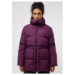 Daunenjacke Jack Wolfskin "KIRSCHALLEE JKT W", Damen, Gr. XL (46), lila (berry, jam), Obermaterial: 100% Polyester. Futter: 100% Polyester. F&uuml;llung: 90% Entendaune, 10% sonstige Fasern, Jacken Daunenjacke