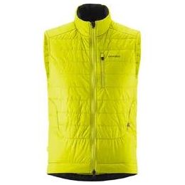 Funktionsweste Gonso "Trail Vest Primaloft M", Herren, Gr. 4XL, gelb, 100% Polyester, Westen Funktionsweste, wattierte atmungsaktive Herren Weste, hohe W&auml;rmeisolation