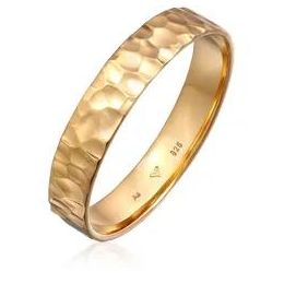 Silberring Kuzzoi "Bandring Herrenring Freundschaftsring 925 Silber" Gr. 64, gold, Fingerringe, Herren, 64mm, ohne Stein, Silber 925 (Sterlingsilber), 4mm, Silberring