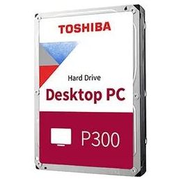 Toshiba interne HDD-Festplatte "P300 Desktop PC 2TB", schwarz (silber, schwarz), 2 TB, Festplatten