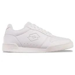 Sneaker Lotto, Herren, Gr. 47, wei&szlig; (wei&szlig;, leuchtendesgrau), Kunstfaser, Synthetik, clean, Schuhe Sneaker, - in XL Gr&ouml;&szlig;en erh&auml;ltlich