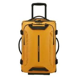 Reisetasche Samsonite "ECODIVER DUFFLE/WH 55/20 L 35CM DF", Gr. B/H/T: 35cm x 55cm x 23cm, gelb, PET, Taschen Reisetasche, Travelbag Reisetasche Weichgep&auml;ck Laptopfach