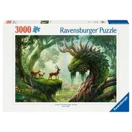Puzzle Ravensburger "Der Walddrache erwacht", bunt, Puzzles, KinderB:121cm H:80cm, Pappe, Motiv, Made in Germany, B:121cm H:80cm