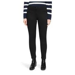 Stoffhose Betty Barclay "Damen Slim Fit", Damen, Gr. 34, Normalgr&ouml;&szlig;en, schwarz, Obermaterial: 64% Baumwolle, 33% Polyester, 3% Elasthan, slim fit 7/8-L&auml;nge, Hosen Stoffhose, Passenabtrennung