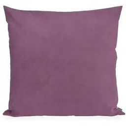 HOCK Dekokissen H.O.C.K. "Versatil", lila (mauve, unifarben), B:70cm H:10cm L:70cm, Baumwolle, Polyester, Dekokissen_Sitzkissen_Kissenh&uuml;llen, Sofakissen inkl. F&uuml;llung, 50x30cm, einfarbig, pink, Samt, Dekokissen
