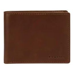 Geldb&ouml;rse Bugatti "REMO", Herren, braun (cognac), Leder, leicht gl&auml;nzend, unifarben, Kleinlederwaren, echt Leder