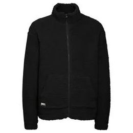 Funktions-Kapuzensweatjacke 11 Project "Fellimitatjacke PRDeen", Herren, Gr. XL, schwarz, Obermaterial: 100% Polyester PES., Sweatjacken