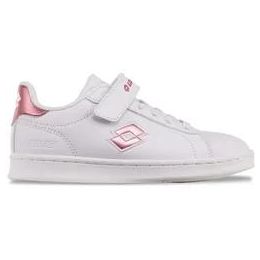 Sneaker Lotto, M&auml;dchen, Gr. 26, pink (wei&szlig;, pink), Synthetik, clean, Schuhe Sneaker, - in kinderfu&szlig;gerechter Passform