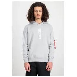 Kapuzensweatshirt Alpha Industries "Alpha PP Hoody", Herren, Gr. M, grau (pastel grau), Sweatware, Obermaterial: 80% Baumwolle, 20% Polyester, unifarben, regular fit h&uuml;ftlang, Rundhals, Sweatshirts