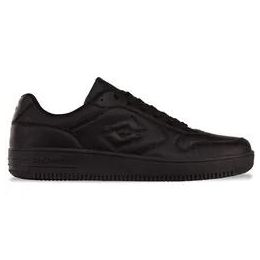 Sneaker Lotto, Damen, Gr. 37, schwarz, Synthetik, unifarben, Schuhe Sneaker, - im Lowcut-Basketballdesign