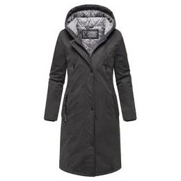 Winterjacke Marikoo "Ledalaa", Damen, Gr. S, schwarz, Obermaterial: 55% Polyester, 45% Nylon; Innenseite: 100% Polyester; Futter: 100% Polyester; Wattierung: 100% Polyester, Jacken Winterjacke, mit gro&szlig;er Kapuze