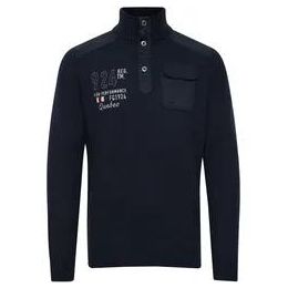Troyer FQ1924 "Troyer FQErlong", Herren, Gr. M, blau (navy blazer), Obermaterial: 50% Baumwolle CO. 50% Polyacryl PAN., bedruckt, normal, Pullover Troyer