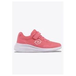 Sneaker Lotto, M&auml;dchen, Gr. 33, pink (leuchtendespink, wei&szlig;), Synthetik, Textil, Schuhe Sneaker, - in kinderfu&szlig;gerechter Passform