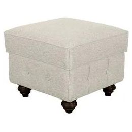 Polsterhocker Home Affaire "MENDITTE", beige (creme), B:55cm H:46cm T:55cm, 100% Polyester, Hocker, Polsterhocker
