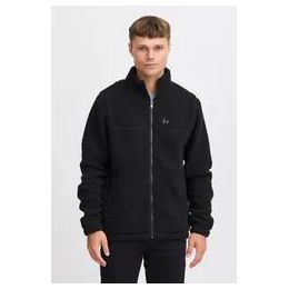 Fellimitatjacke Blend "BHTotem", Herren, Gr. XXL, schwarz, 100% Polyester, unifarben, Basic, regular fit normal, normaler offener Saum, Jacken, Kuschelige Teddyjacke mit Taschen