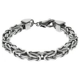 Armband ZEEme "Silber 925 poliert K&ouml;nigskette 8mm breit", wei&szlig;, Armb&auml;nder, Damen, 21cm, Silber 925 (Sterlingsilber), gl&auml;nzend, Armband