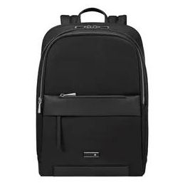 Laptoprucksack Samsonite "ZALIA 3.0 15,6''", Damen, Gr. B/H/T: 28cm x 41cm x 12,5cm, schwarz, Polyester, unifarben, Rucks&auml;cke Laptoprucksack, Businessrucksack Rucksack f&uuml;r Laptop, Tablet und Co.