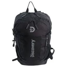 Sportrucksack DISCOVERY "Outdoor", Gr. B/H/T: 14,5cm, schwarz, Nylon, unifarben, Rucks&auml;cke, aus Nylon-Material