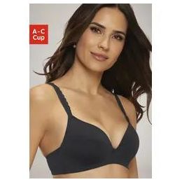 Bralette s.Oliver "Camille", Damen, Gr. 75, Cup B, schwarz, Microtouch, Obermaterial: 69% Polyamid, 19% Polyester, 12% Elasthan, BHs Bralette, ohne B&uuml;gel mit verzierten Tr&auml;gern