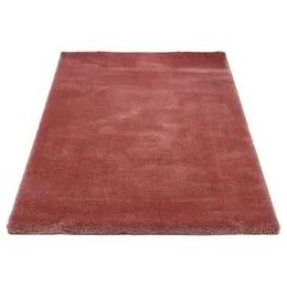 Hochflor-Teppich OCI DIE TEPPICHMARKE "Soft Dream, auch als L&auml;ufer erh&auml;ltlich", rot (rosenholz), B:80cm H:30mm L:300cm, Kunstfaser, Teppiche, weich durch Microfaser, Shaggy, Langflor, Wohnzimmer