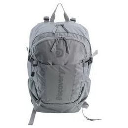 Sportrucksack DISCOVERY "Outdoor", Gr. B/H/T: 14,5cm, grau, Nylon, unifarben, Rucks&auml;cke, aus Nylon-Material