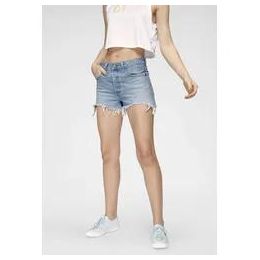 Levi's Shorts LEVI'S "501 ORIGINAL SHORT", Damen, Gr. 25, N-Gr, blau (blau, bleached), Web, Obermaterial: 100% Baumwolle, figurbetont kurz, Hosen Shorts, Sommerhose 501 Collection