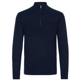 Troyer INDICODE "Troyer IDErno", Herren, Gr. M, blau (navy), Obermaterial: 80% Baumwolle CO. 20% Polyamid PA., Pullover Troyer