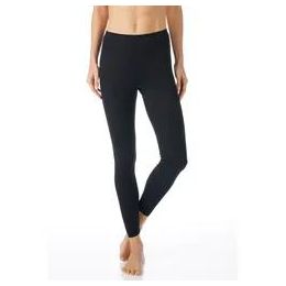 Leggings Mey "Noblesse", Damen, Gr. 40, N-Gr, schwarz, Feinripp, Obermaterial: 100% Baumwolle, eng lang, Hosen Leggings, Ohne auftragende Seitenn&auml;hte