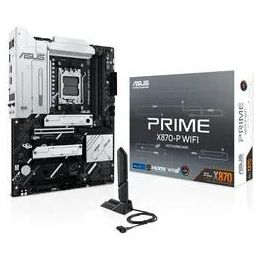 ASUS Mainboard "Prime X870-P WIFI", silber (schwarz, silber), B:35,7cm H:7cm T:27,2cm, Mainboards